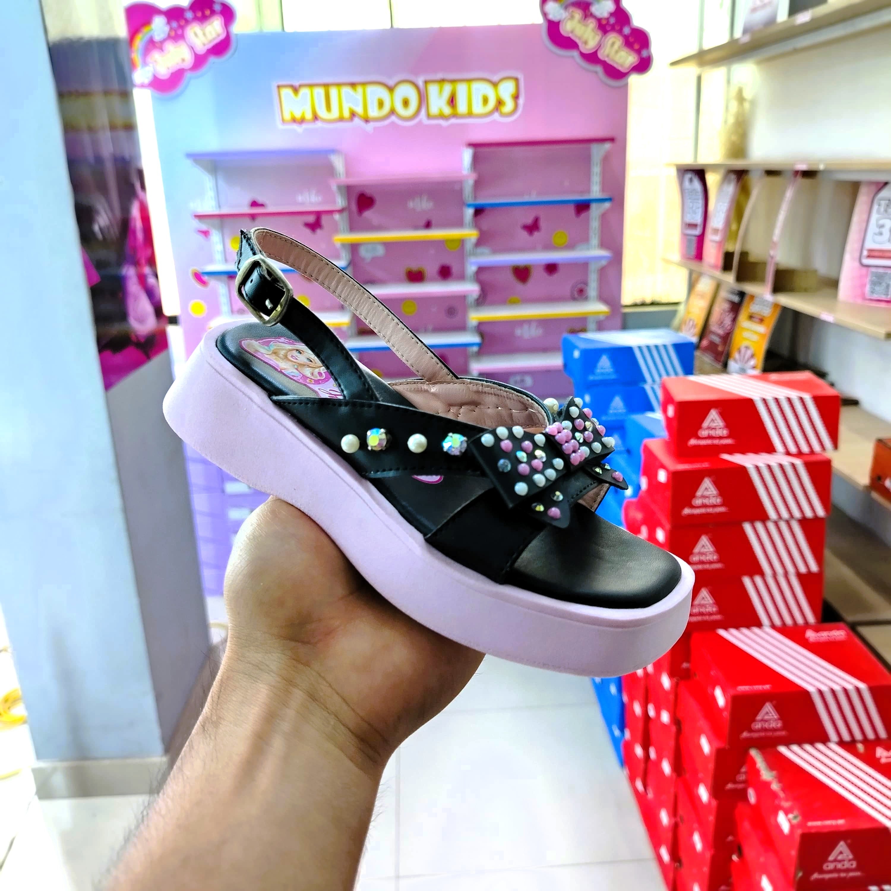 LUA SANDALIA NEGRO- – Bashira